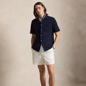 Ralph Lauren Classic Fit Linen Shorts - Ceramic White