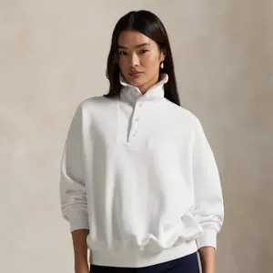Ralph Lauren Ribbed-trim Mockneck Pullover