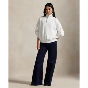 Ralph Lauren Ribbed-trim Mockneck Pullover