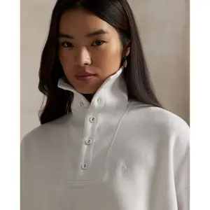 Ralph Lauren Ribbed-trim Mockneck Pullover