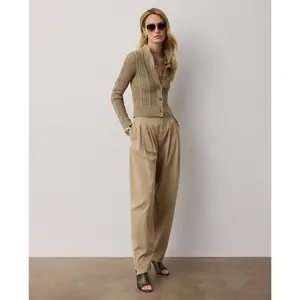 Ralph Lauren Cotton-blend Mockneck Cardigan