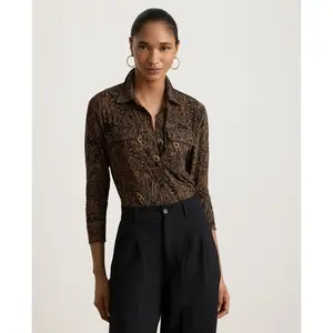 Ralph Lauren Paisley Stretch Jersey Shirt