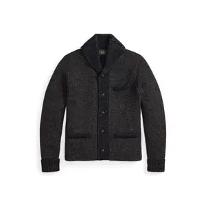Ralph Lauren Jacquard-knit Shawl-collar Cardigan