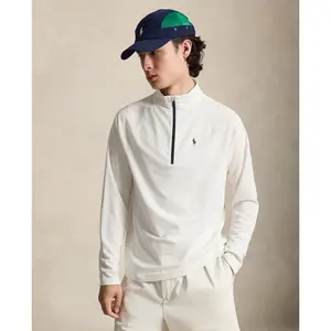 Ralph Lauren Us Open Paneled Stretch Jersey Pullover
