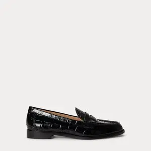 Ralph Lauren Croc Effect Shoes For Women