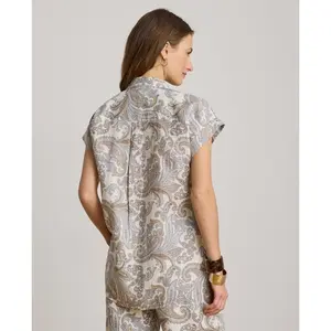 Ralph Lauren Relaxed Fit Paisley Short-sleeve Shirt