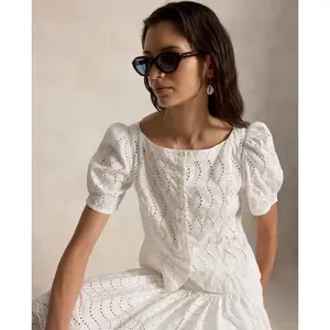Ralph Lauren Cotton Eyelet Shirt
