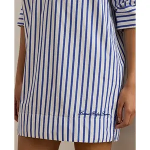 Ralph Lauren Striped Cotton Tunic Cover-up