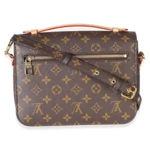 LOUIS VUITTON Monogram Canvas Pochette Metis Shoulder Bag