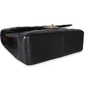 Chanel Quilted Caviar Jumbo Double Flap Bag