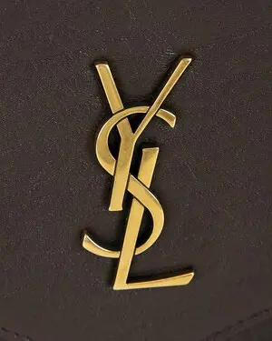 Saint Laurent Large Envelope Pouch Bag - Santal