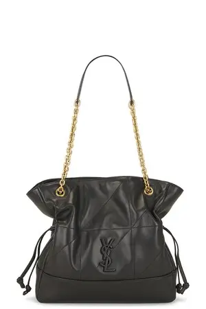 Saint Laurent Small Jamie Shopping Bag In Black - Nero