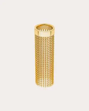 GUZEMA 18k Gold Chainfall Ring - White Gold