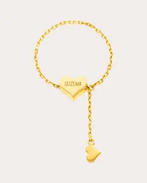 GUZEMA 18k Gold Heart Transformer Ring - Yellow Gold