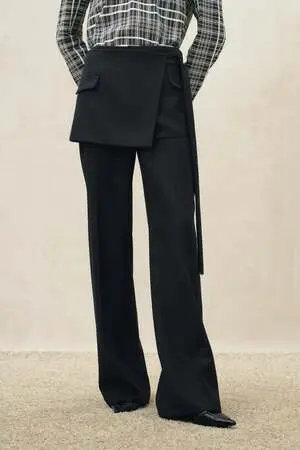 Fabrique Vibe Detachable Panel Wide Leg Pants