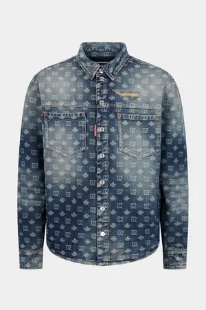 Dsquared2 Monogram Denim Carpenter Shirt