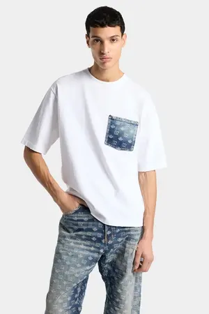 Dsquared2 Monogram Loose Fit T-shirt - White