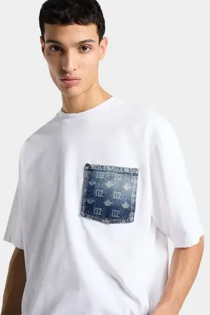 Dsquared2 Monogram Loose Fit T-shirt - White