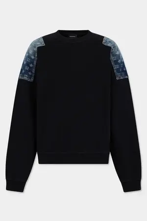 Dsquared2 Monogram Cool Fit Crewneck - Black