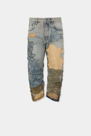 Dsquared2 Sand Camo Kawaii Jeans - Blue