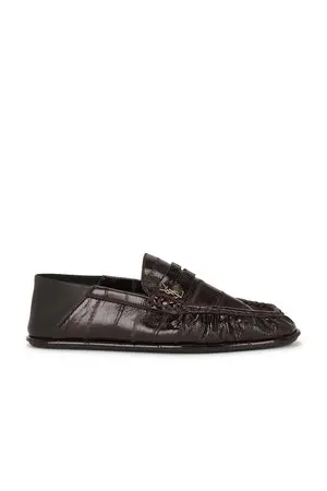 Saint Laurent Le Loafer Moccasin - Burnt Brown