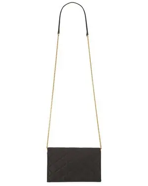 Saint Laurent Chain Wallet - Nero