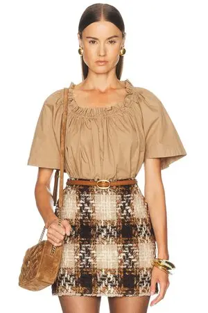 Saint Laurent Ruffled Top