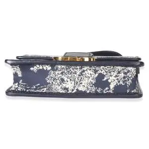 Dior Toile De Jouy Reverse Jacquard Canvas 30 Montaigne Flap Bag - Blue