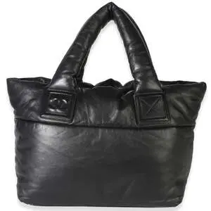 Chanel Burgundy Quilted Lambskin Coco Cocoon Reversible Tote