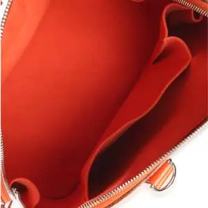 LOUIS VUITTON Epi Alma Pm Top Handle Bag - Orange