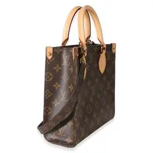 LOUIS VUITTON Monogram Canvas Sac Plat Bb Shoulder Bag