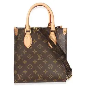 LOUIS VUITTON Monogram Canvas Sac Plat Bb Shoulder Bag