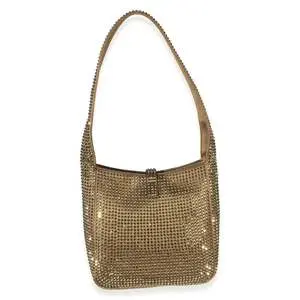 Saint Laurent Astres Satin Crystal Baby Le 5 A 7 Supple Hobo