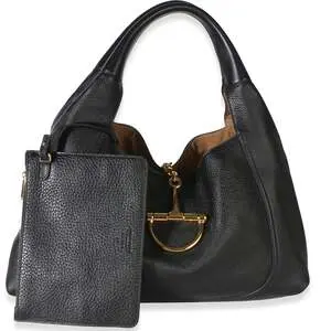 Gucci Grained Calfskin Softbit Maxi Shoulder Bag