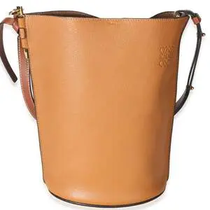 Loewe Tan Soft Grained Calfskin Gate Bucket