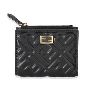 Fendi Nappa Zucca Compact Wallet