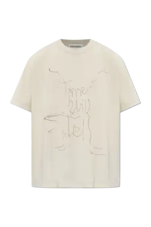 Our Legacy T-shirt "box - Beige