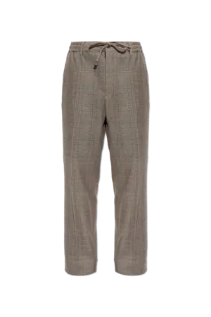 Etro Straight-leg Crease Pants - Brown