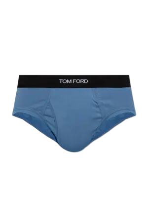 TOM FORD Briefs With Logo - Blue