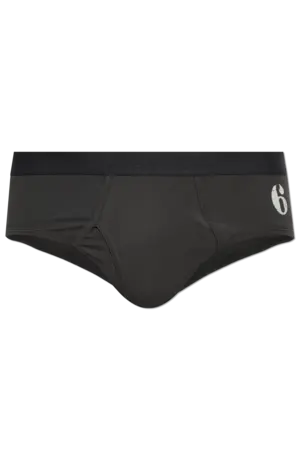 MAISON MARGIELA Briefs With Logo - Grey