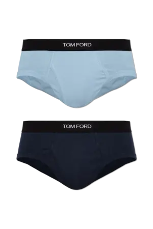 TOM FORD 2-pack Briefs With Logo - Navy Blue