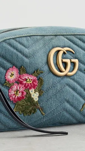 Shopbop Gucci Small Denim Camera Bag