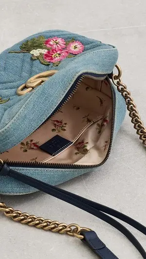 Shopbop Gucci Small Denim Camera Bag