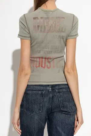 DIESEL® T-shirt ‘t-marsy-rib