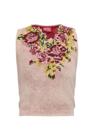 DIESEL® Wool Top ‘m-raris - Pink