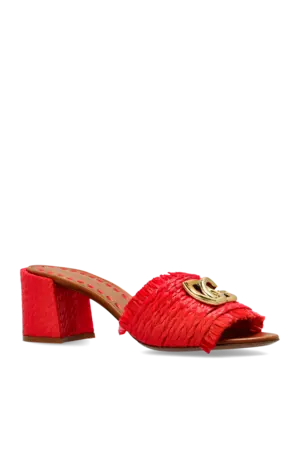 Dolce & Gabbana Heeled Mules With Logo