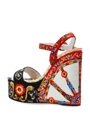 Dolce & Gabbana Carretto’ Platform Sandals