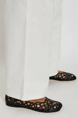 Loewe Petal Leather Ballerinas