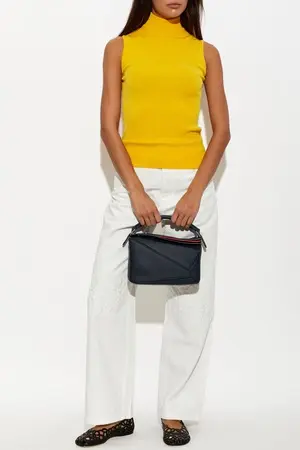 Loewe Petal Leather Ballerinas