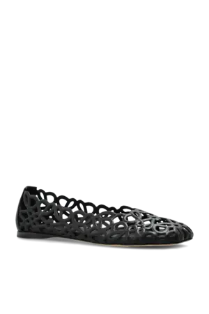 Loewe Petal Leather Ballerinas